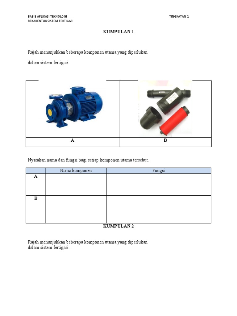 Components of a Fertigation System | PDF