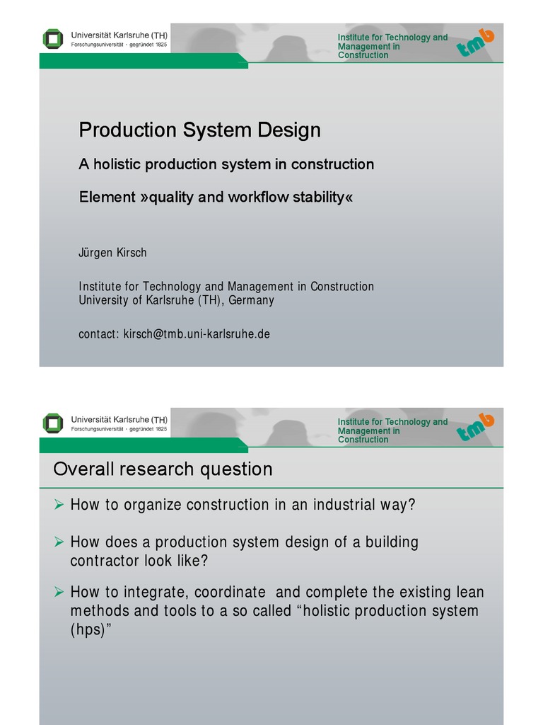 Production System Design Production System Design | PDF | Lean ...