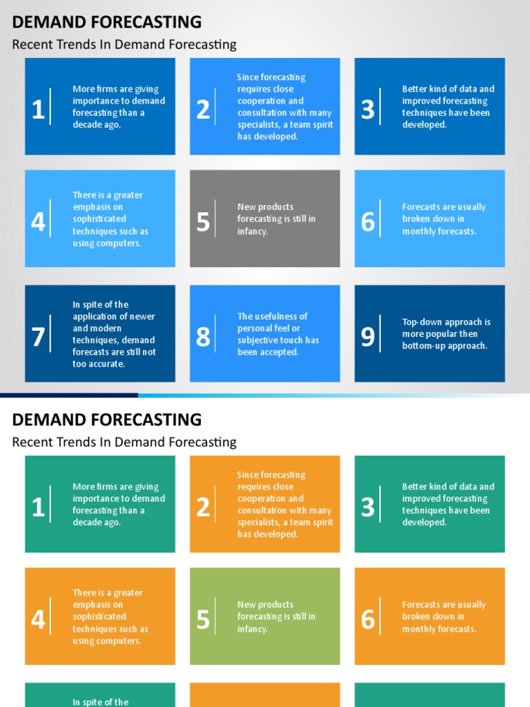 Recent Trends in Demand Forecasting | PDF | Top Down And Bottom Up ...