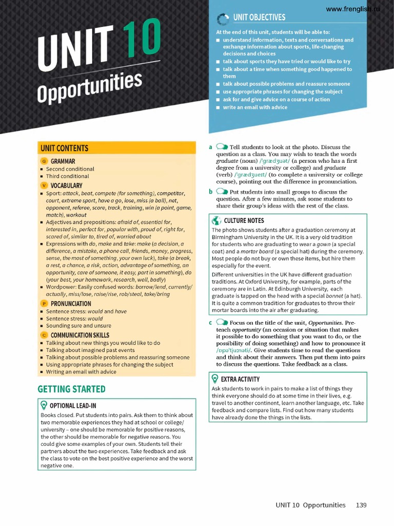 Unit 10 Workbook | PDF