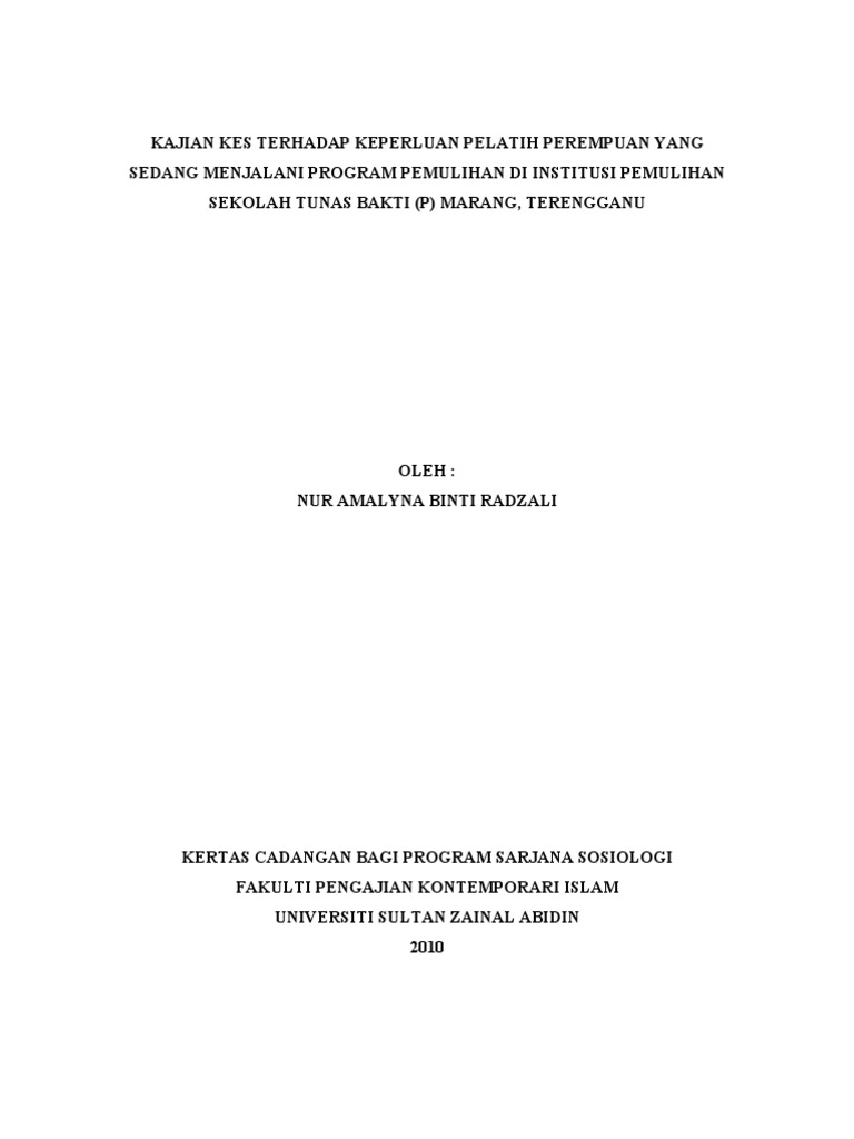 2nd Draf Proposal | PDF