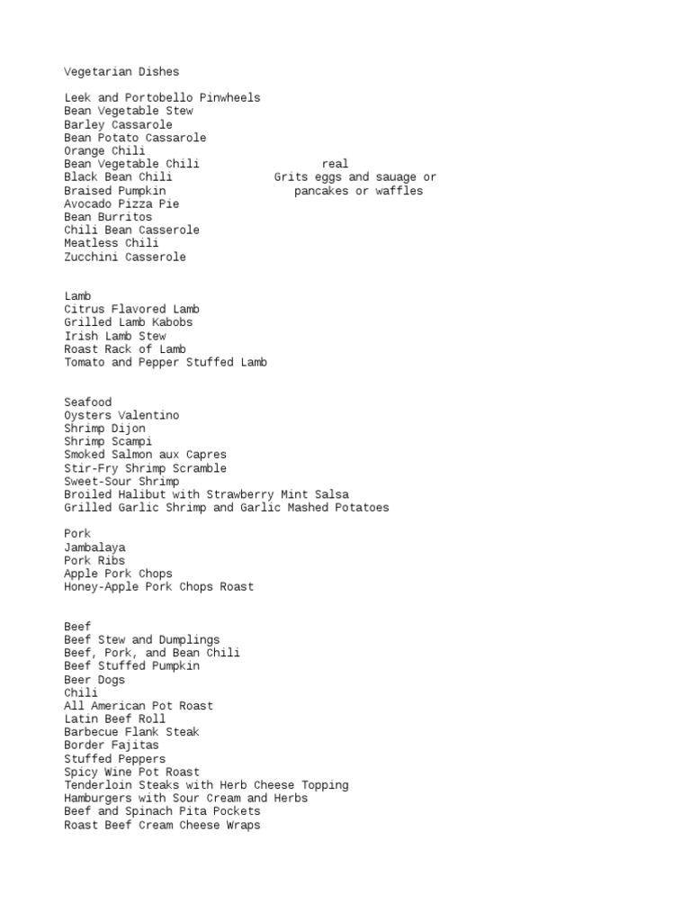 Types of Food-1 | Download Free PDF | Roasting | Martini (Cocktail)