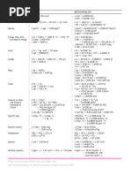 ThermoDynamics Conversion Table PDF | PDF | Continuum Mechanics ...