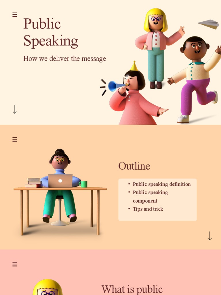 Public Speaking: How We Deliver The Message | PDF | Social Science ...
