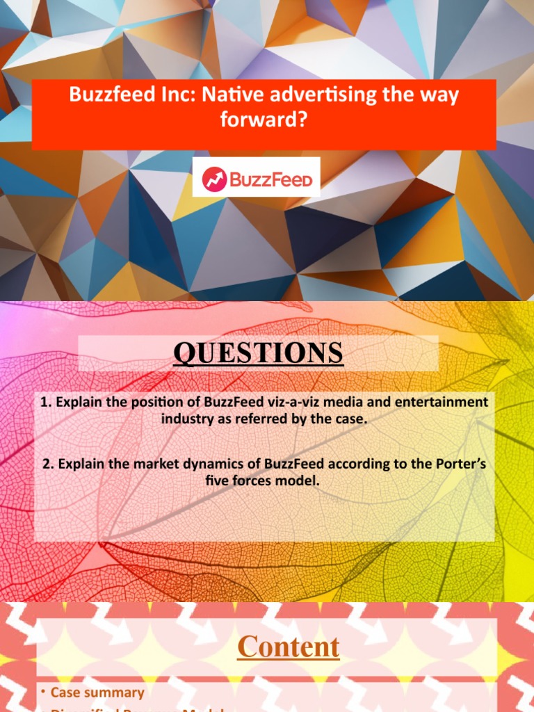 Buzzfeed Case Study | PDF | Buzz Feed | Advertising