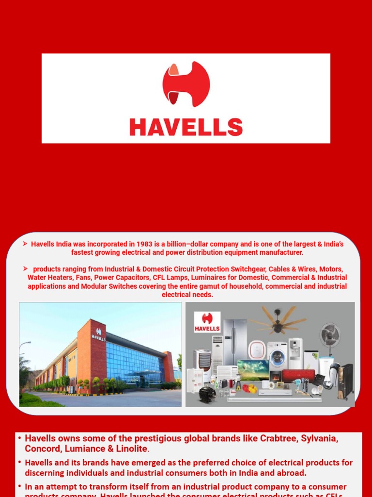 HAVELLS Case Study | PDF | Business | Economies