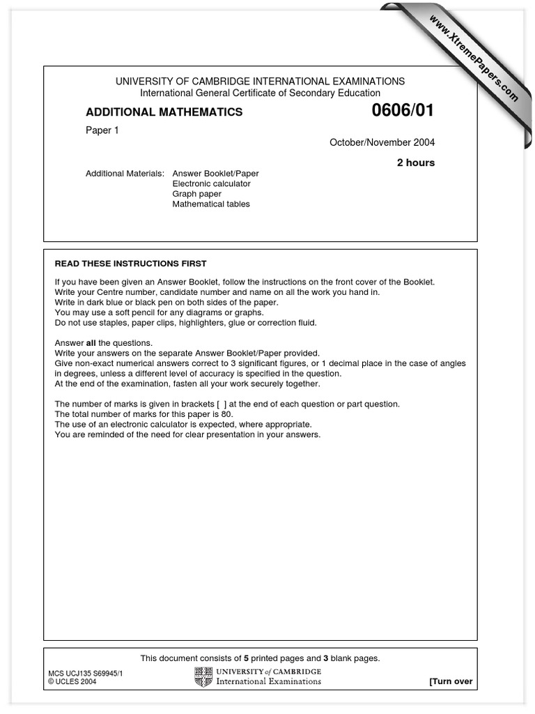 Additional Mathematics | PDF | Quadratic Equation | Mathematical Objects
