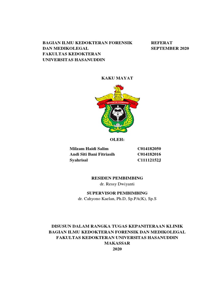 Referat Kaku Mayat | PDF