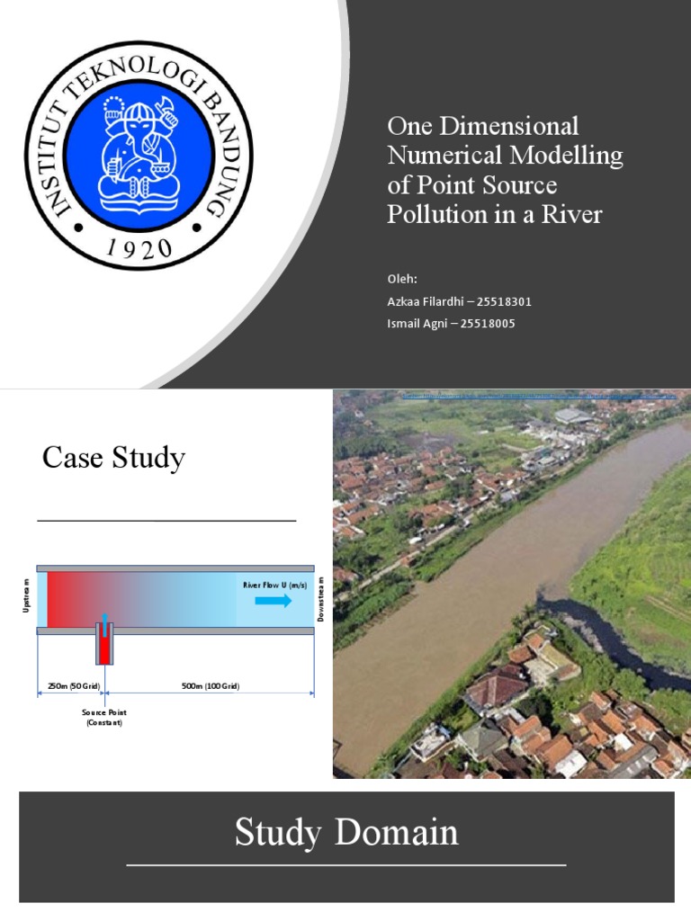 One Dimensional Numerical Modelling of Point Source Pollution | PDF