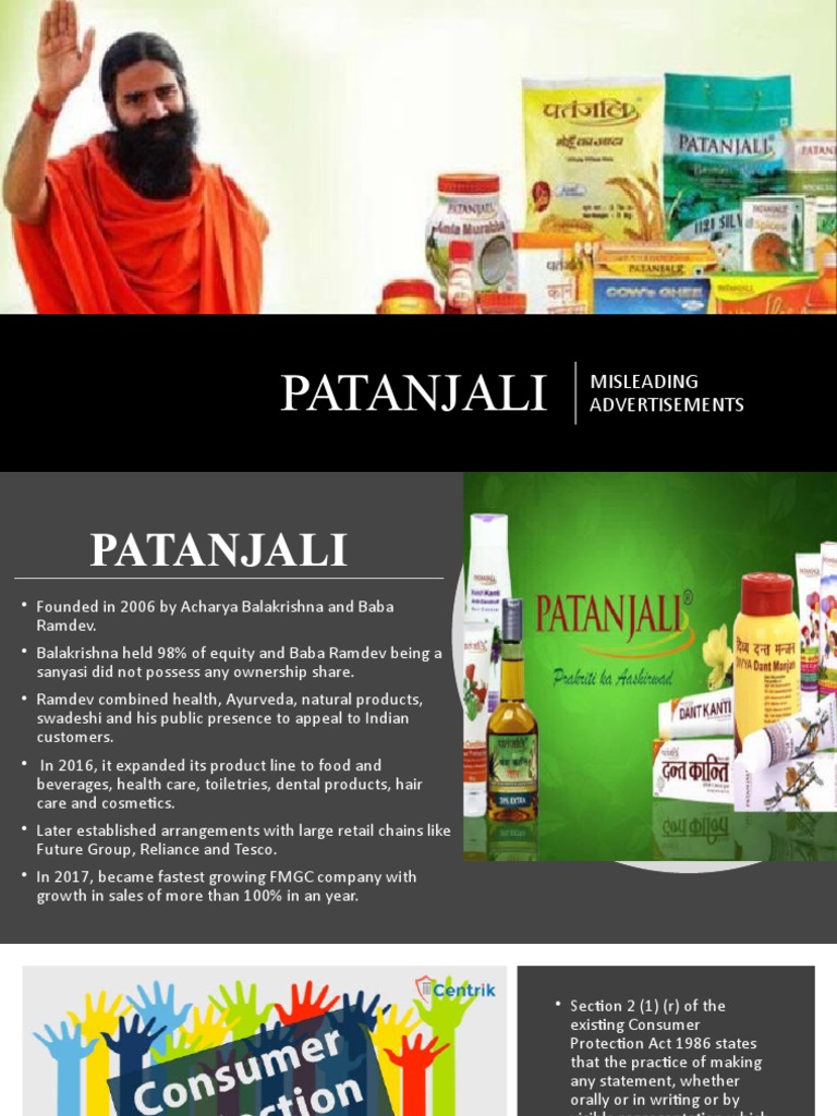 Patanjali: Misleading Advertisements | PDF | Public Sphere | Government