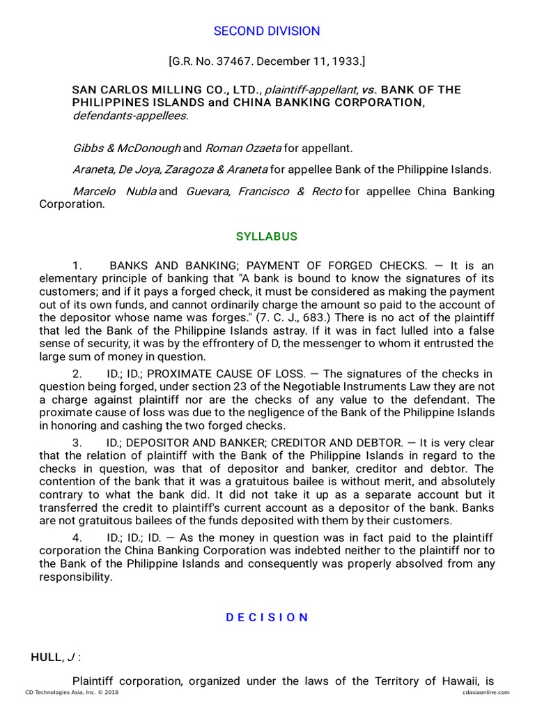 Bank Liability for Forged Checks | PDF | Cashier's Check | Cheque