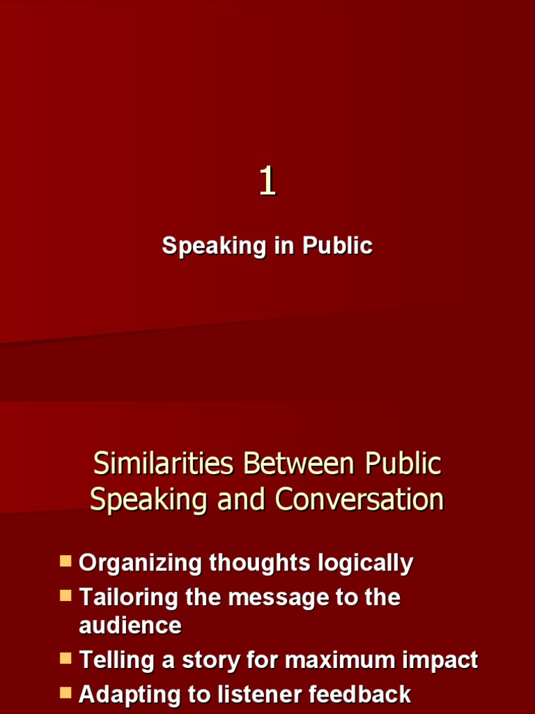 Public Speaking Tips and Stage Fright Solutions | PDF | Science ...