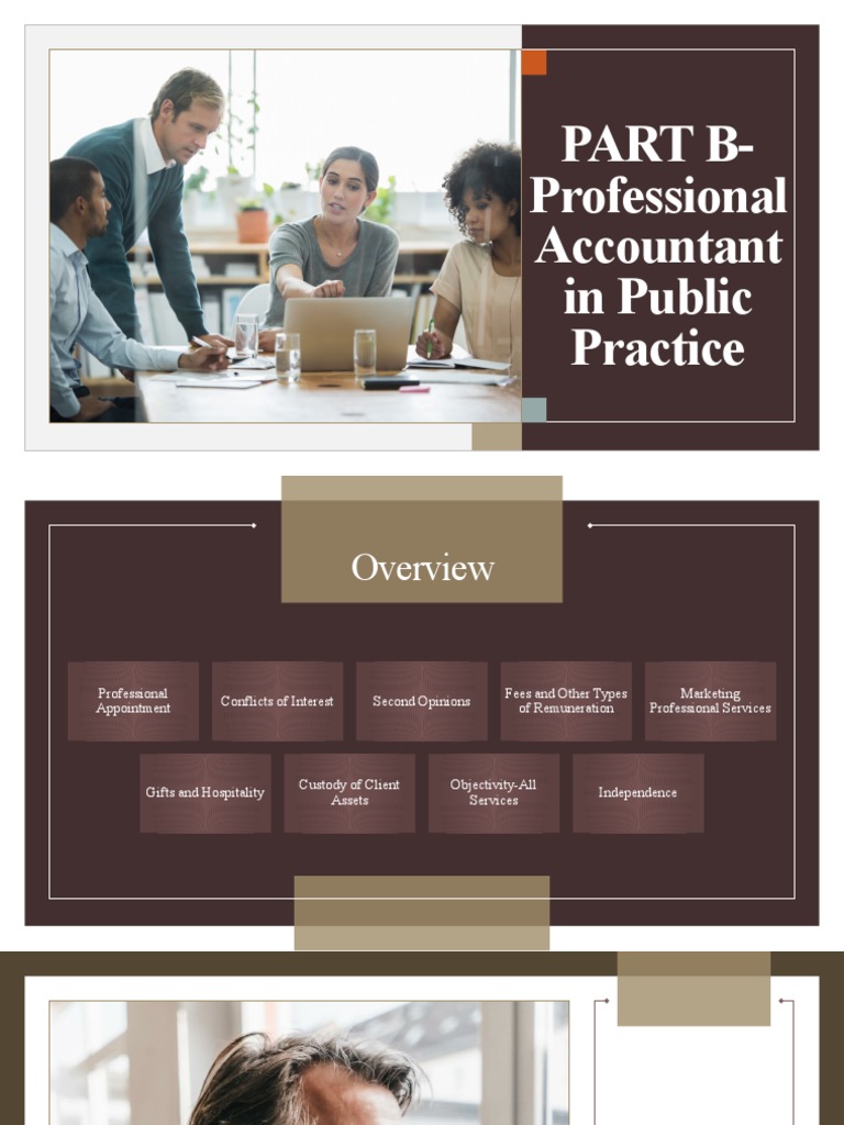 Part B-Professional Accountant in Public Practice | PDF | Financial ...