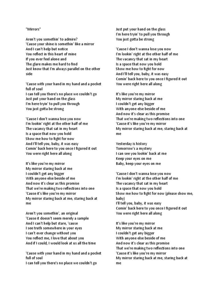 Justin Timberlake Mirrors Music Video Girl