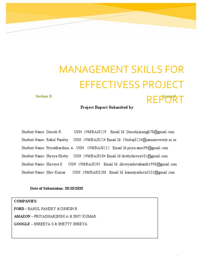 College Mini Project | PDF | Ford Motor Company | Mentorship