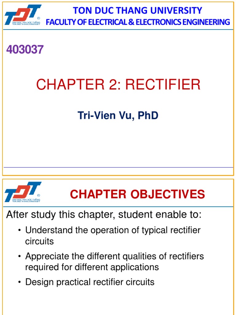 Rectifier Chapter Analysis | PDF | Rectifier | Electrical Components