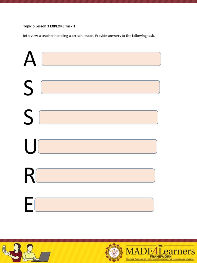 Topic 5 Lesson 3 Explore Task 1 | PDF