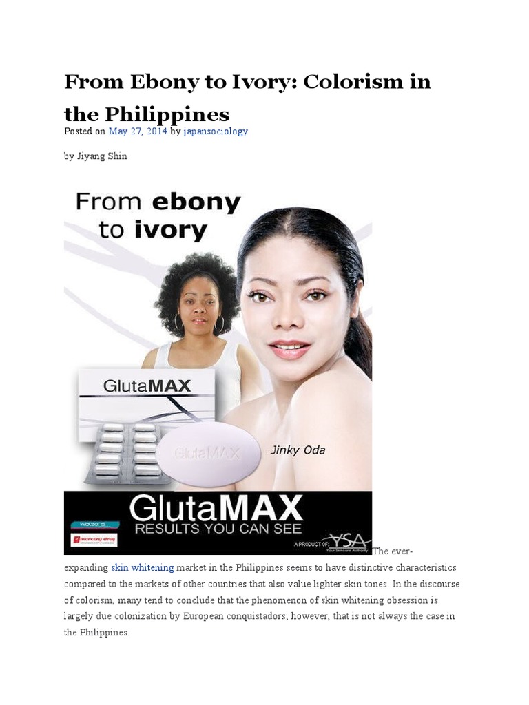From Ebony To Ivory | PDF | Human Skin Color | Difference