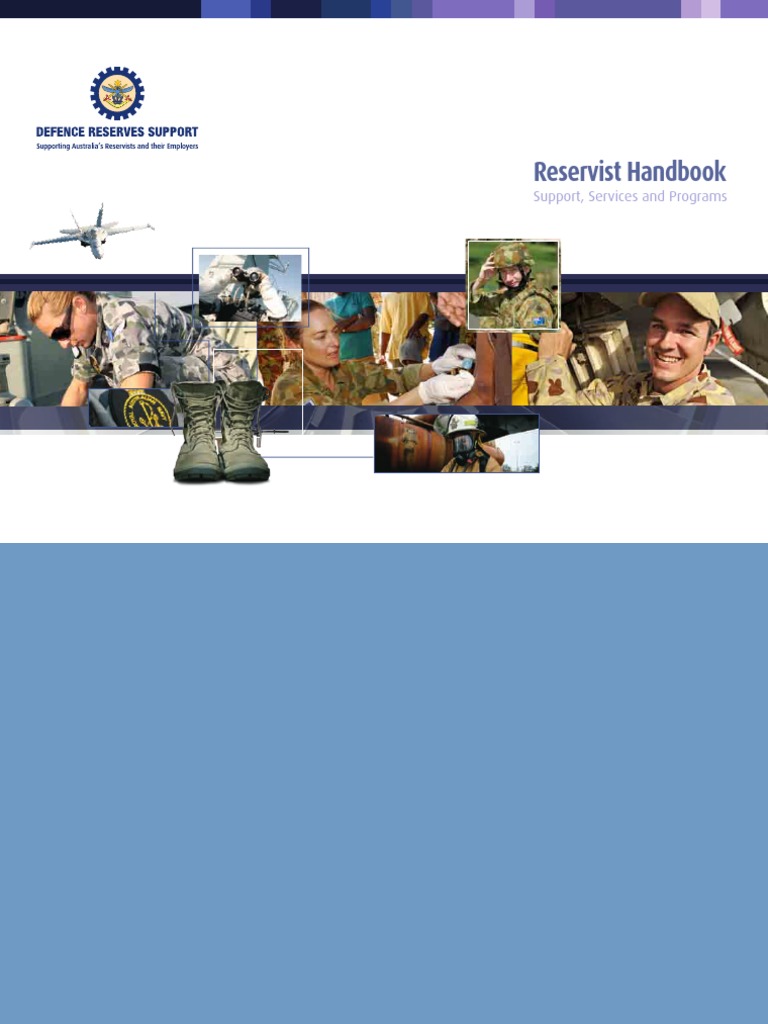 Reservist Handbook: Support, Services and Programs | PDF | Australian ...