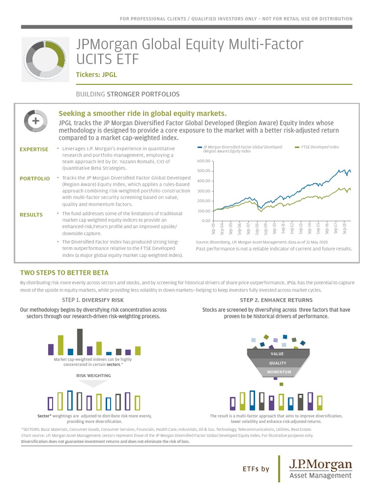 JPM Global Equity Multi-Factor | PDF | Diversification (Finance) | Investment Fund