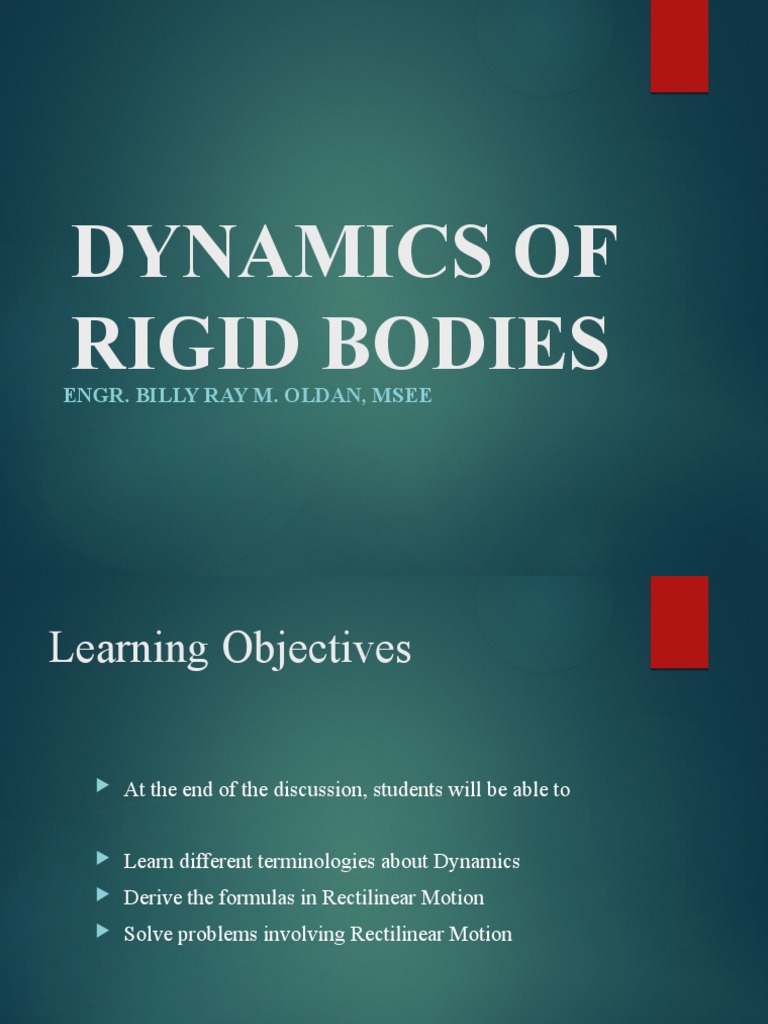 Dynamics of Rigid Bodies Explained | PDF | Acceleration | Velocity