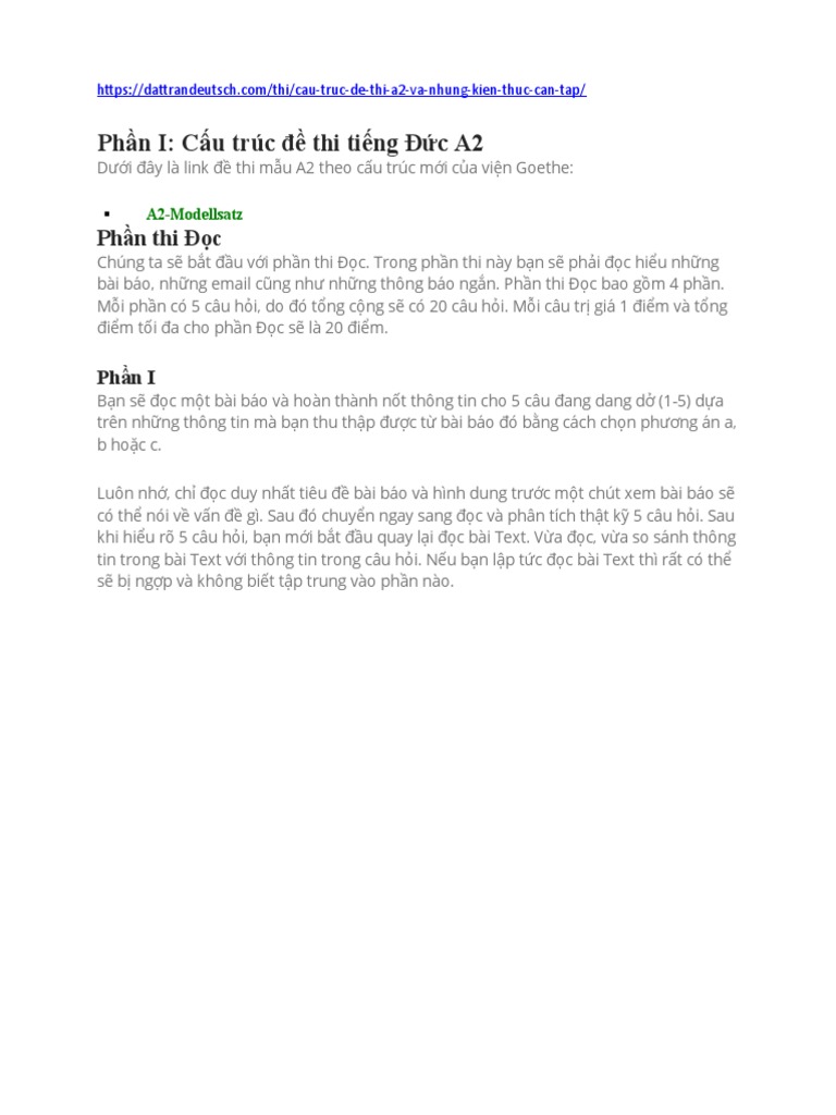 A2 Modellsatz Erwachsene Loesungen | PDF