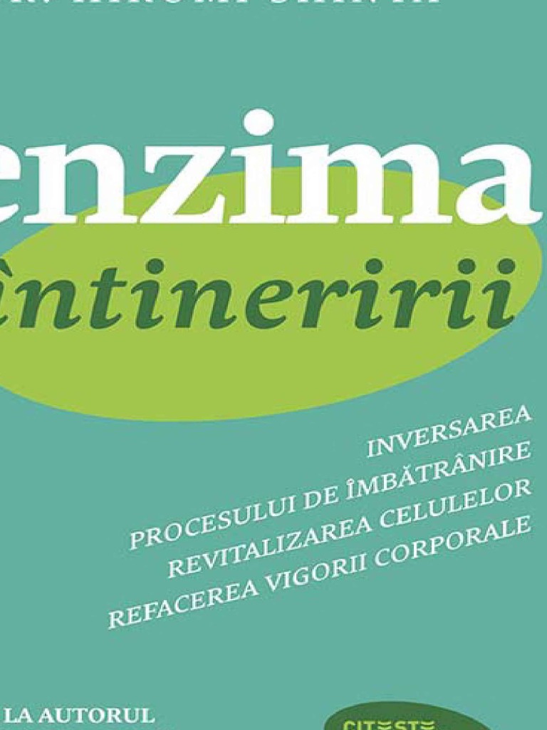 Dr. Hiromi Shinya - Enzima Întineririi (Completă) | PDF