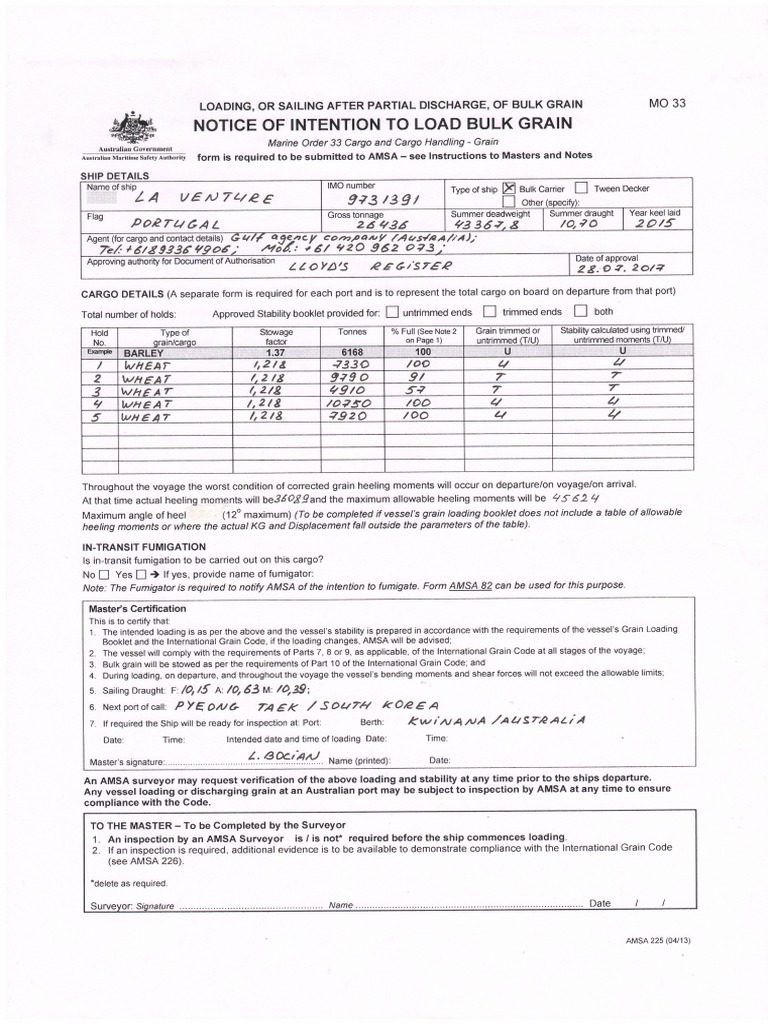 AMSA Form & ANKO Report PDF | PDF