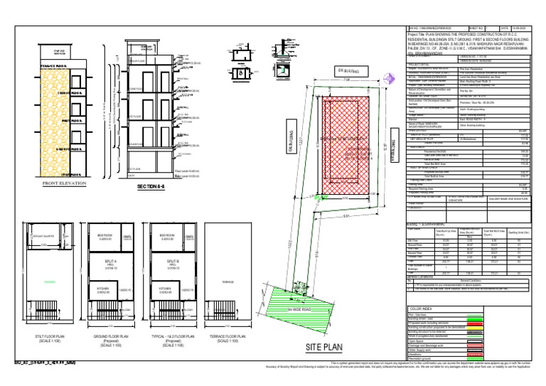 Approved Plan PDF | PDF | Buildings And Structures | Civil Engineering