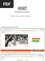 ASSET Exam Instructions for Students | PDF