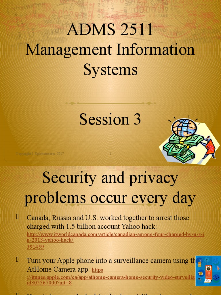 ADMS 2511: Management Information Systems Session 3 | PDF | Privacy ... ADMS 2511: Management Information Systems Session 3 | PDF | Privacy ...
