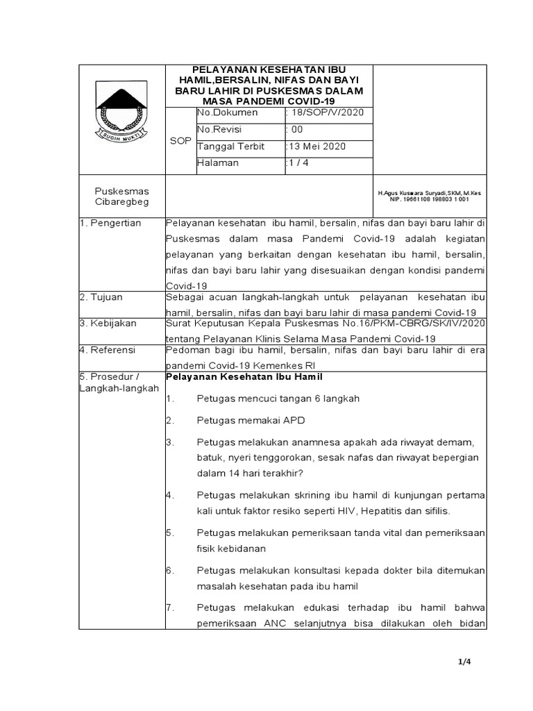 Contoh Sop 2020 | PDF