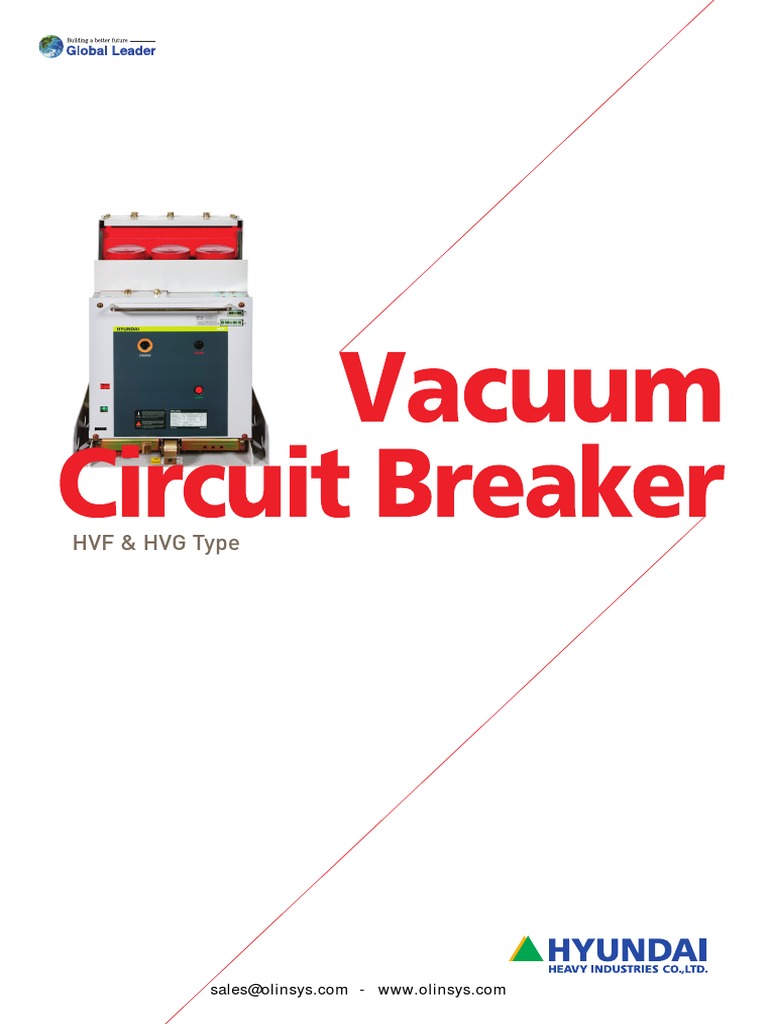 Hyundai Vacuum Circuit Breaker VCB HVF HVG PDF | PDF | Electric Arc ...