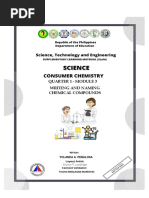 Grade 9 Consumer Chemistry Guide | PDF