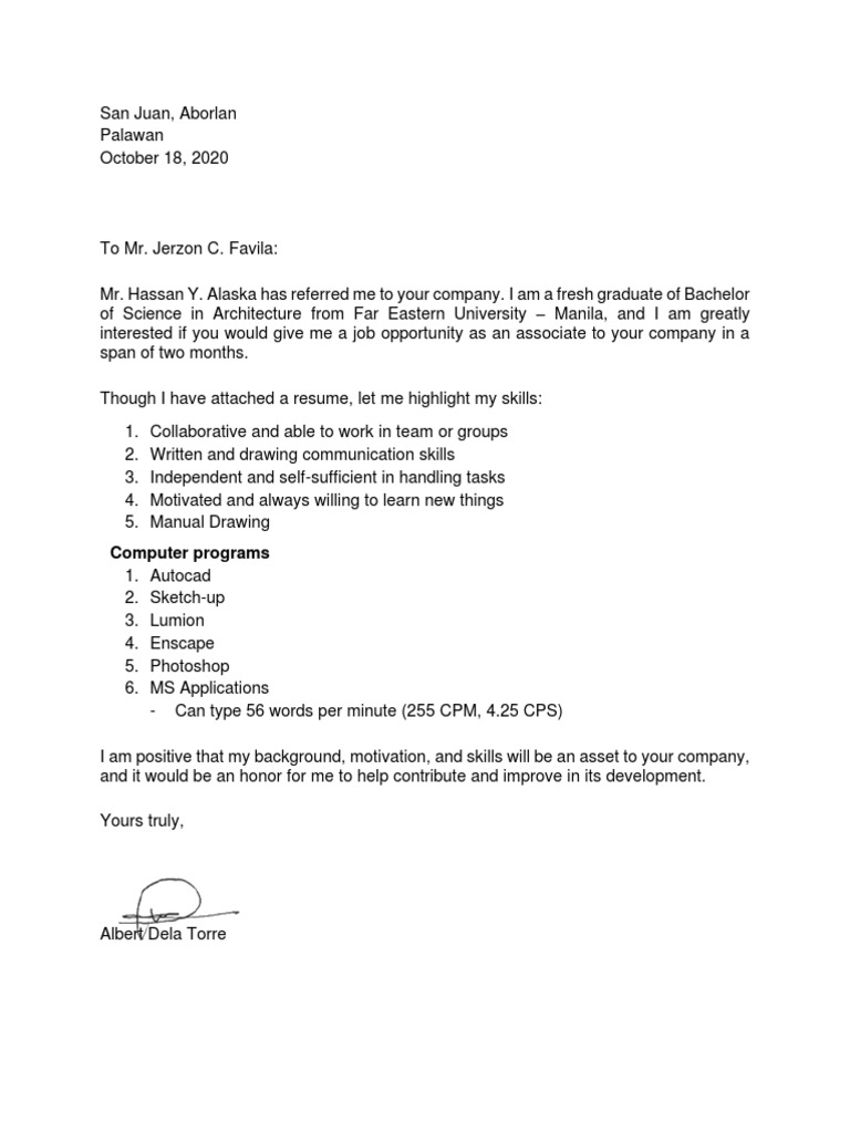 Revised Letter | PDF
