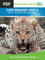 CAPE Study Guide - Biology Unit 2 | PDF
