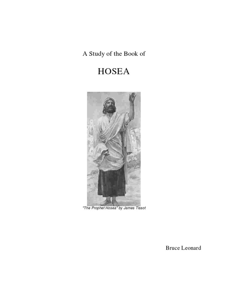 Hosea Workbook | PDF | Hosea | Religious Behaviour And Experience
