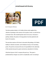 Jayadeva's Ashtapadi Lyrics Overview | PDF | Krishna | Hinduism