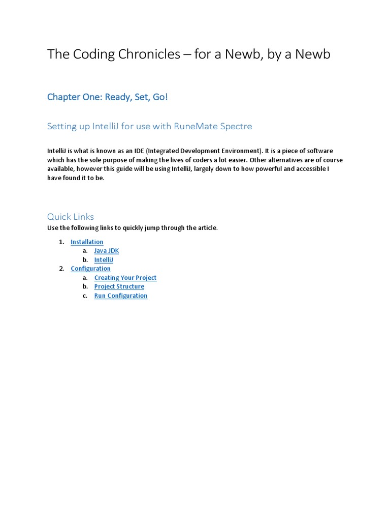 The Coding Chronicles - Chapter 1 PDF | PDF | Java Virtual Machine | Java (Programming Language)