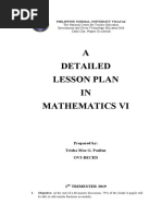 Semi-Detailed Lesson Plan in MATH | PDF | Fraction (Mathematics ...