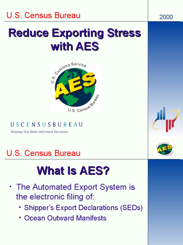 Aes and Aesdirect Overview La 09122000 | PDF | Census | Internet