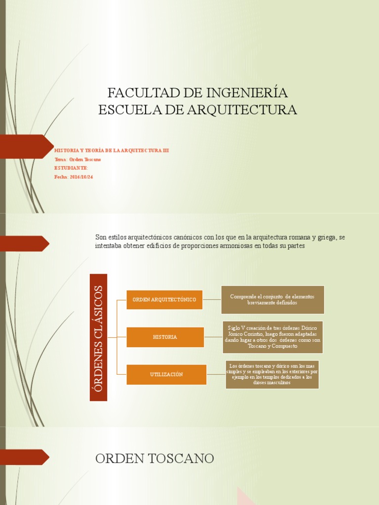 Orden Toscano | PDF
