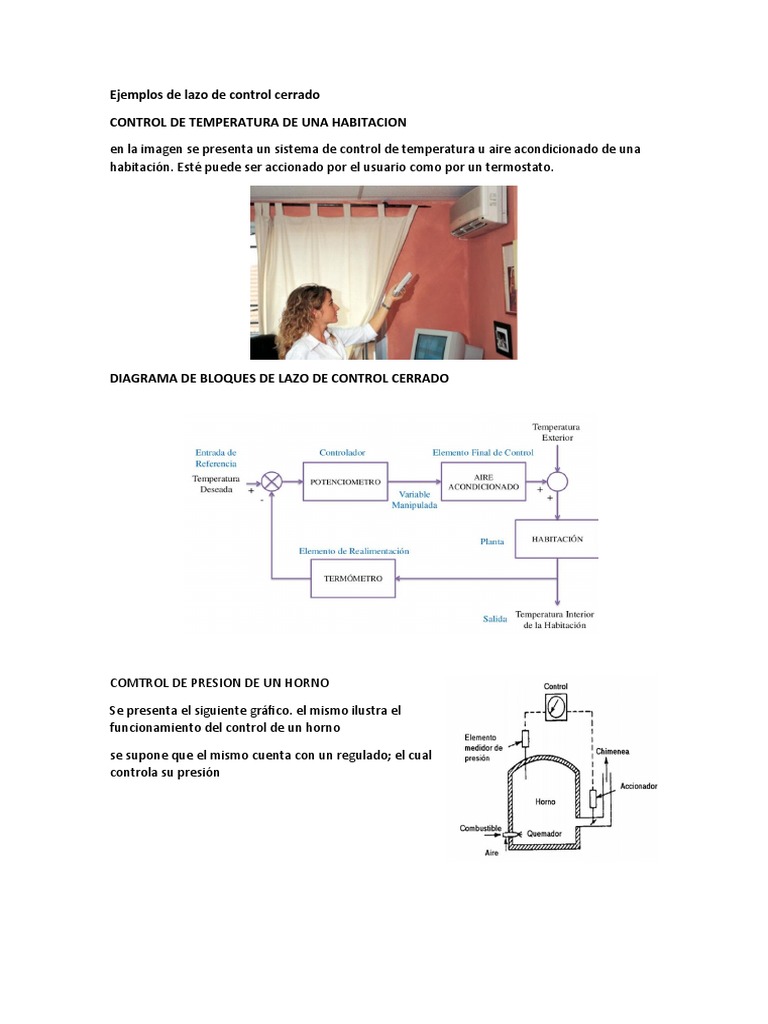 Ejemplos de Lazo de Control Cerrado | PDF