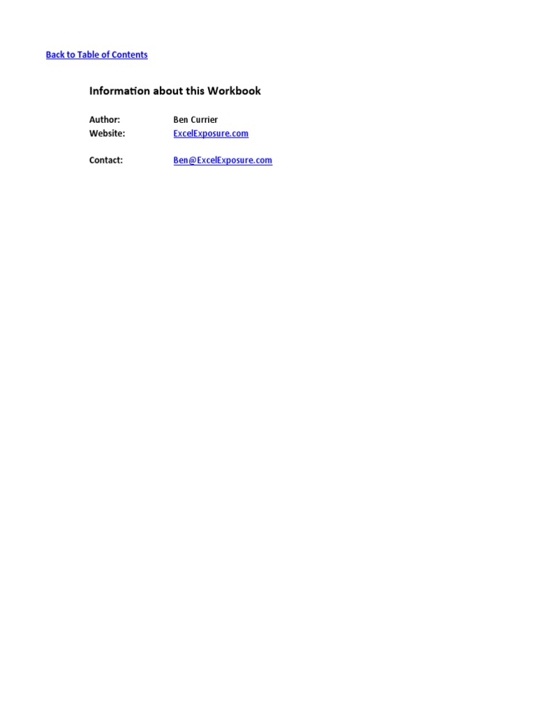 Excel Exposure Master Workbook 7 26 2017 | PDF | Probability ...