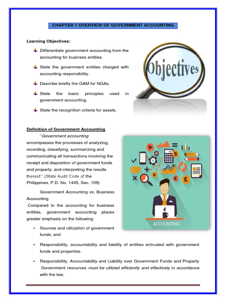 Chapter 1 Overview of Government Accounting | PDF | Financial Statement ...