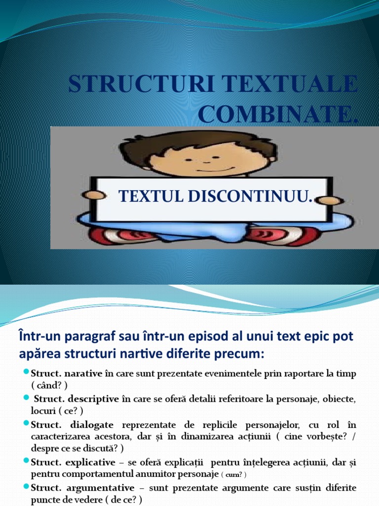A Viii-A - Structuri Textuale Combinate | PDF
