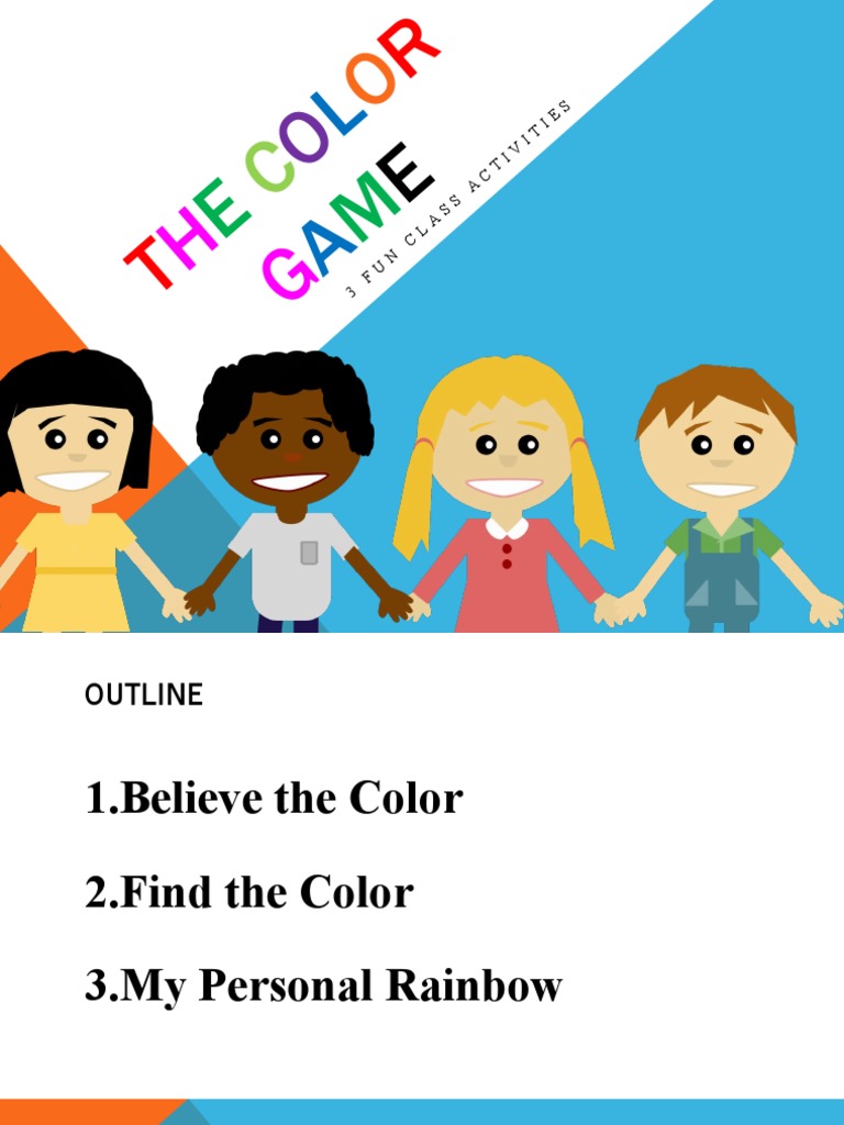 Kids Fun Color Games Esl Efl Kindergarten Preschoo Fun Activities Games ...