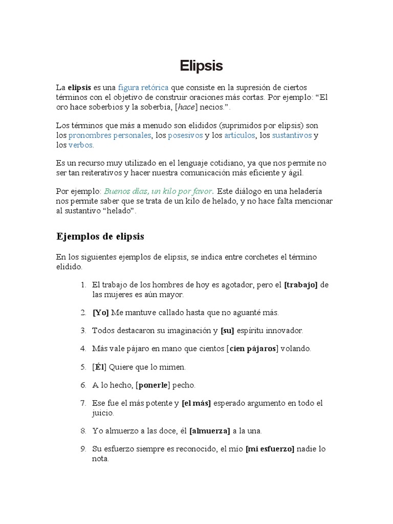 Elipsis | PDF | Gramática | Semiótica