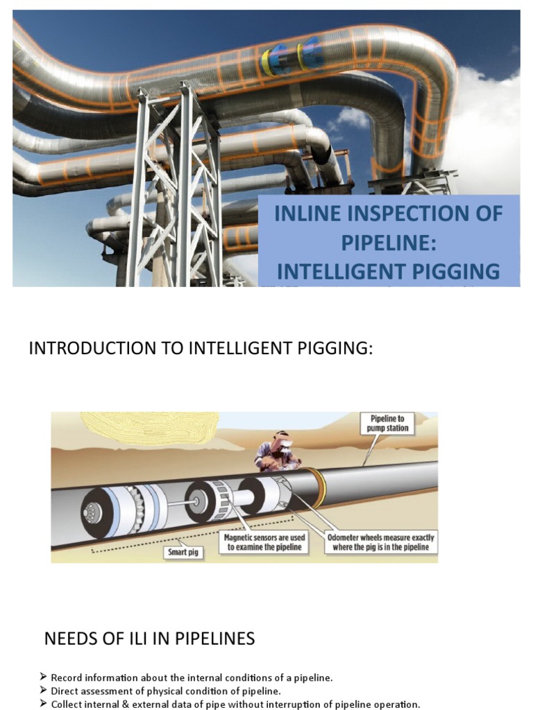 Inline Inspection of Pipeline: Intelligent Pigging | PDF | Tools | Mechanical Engineering