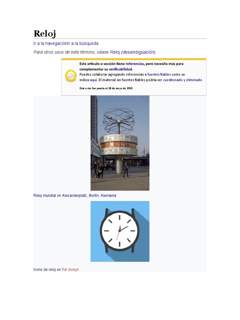 Una introducción completa a los relojes: su historia, tipos y ...